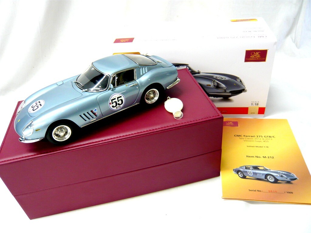 1000円スタート ミニカー CMC Ferrari 275 GTB/C M-212 1/18スケール Spa Classsic 2012 ...