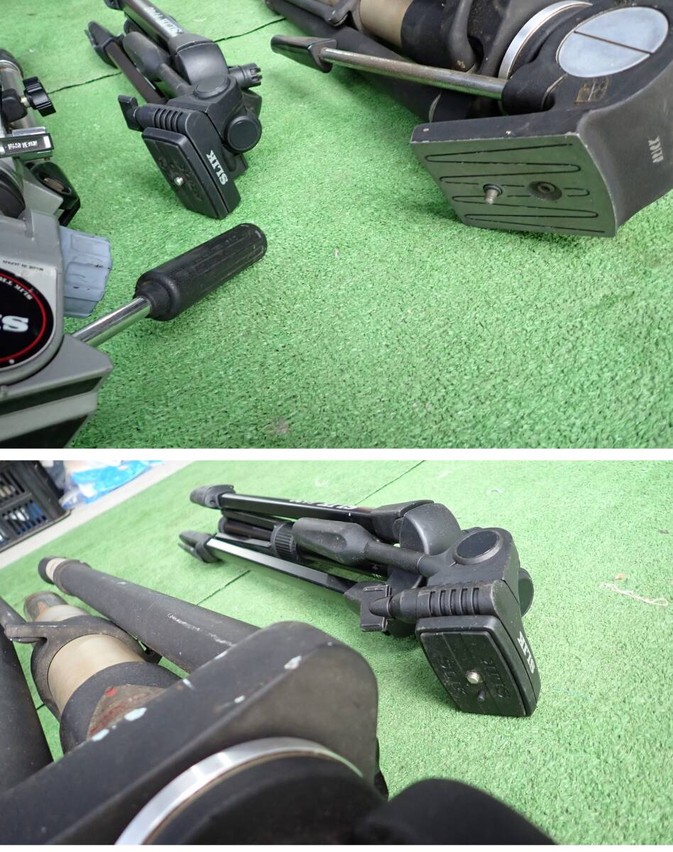 ZZ5047# 動作未確認 SLICK Professional Design SLIK Velbon F740 F630 D-700 Captan SV-7361 Mini-Pro ...