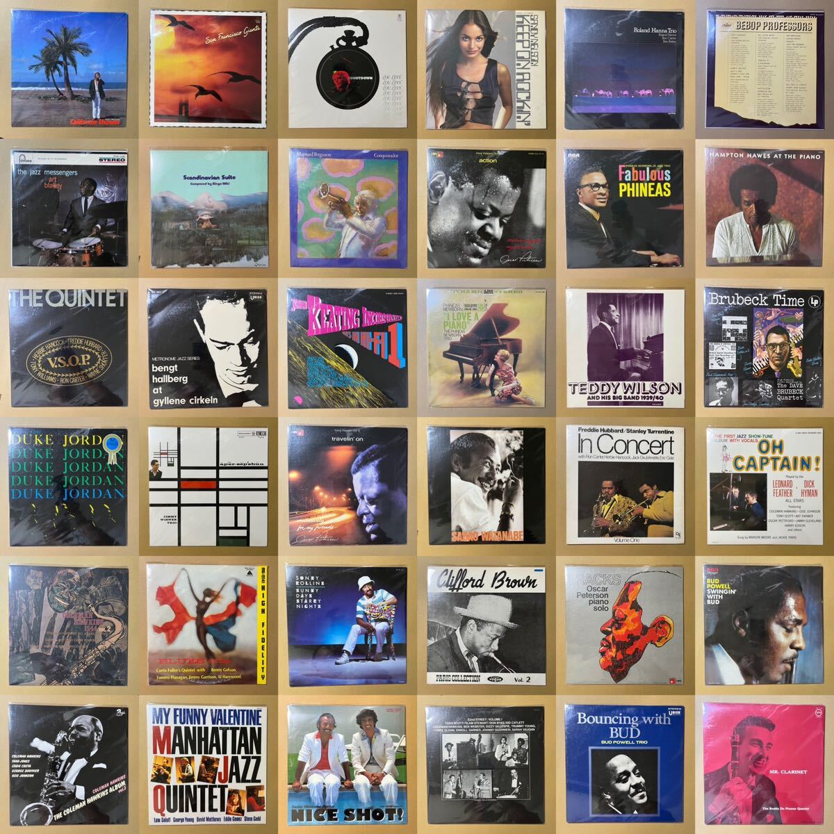 36枚 JAZZ LP レコード まとめ セット sonny rollins / oscar peterson / bud powell ...