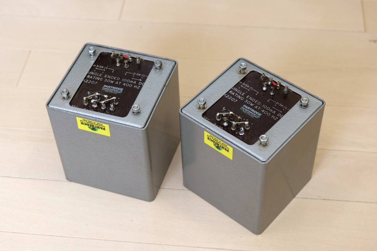 PARTRIDGE TK2207 シングル出力トランス ペア TH4663 300B PX25(パーツ、部品)｜売買されたオークション情報、yahooの商品情報をアーカイブ公開 ...