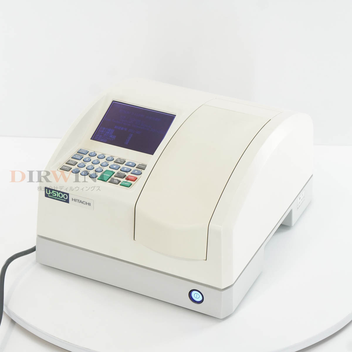 JB 保証なし U-5100 HITACHI 日立 Spectrophotometer レシオビーム分光光度計 電源コード 06361 ...