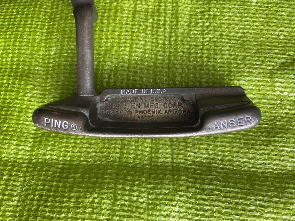 PING ピン パター ANSER 85020 ゴルフ ビンテージ 33インチ KARSTEN MFG. CORP.(PING)｜売買されたオークション情報、yahooの商品情報をアーカイブ ...