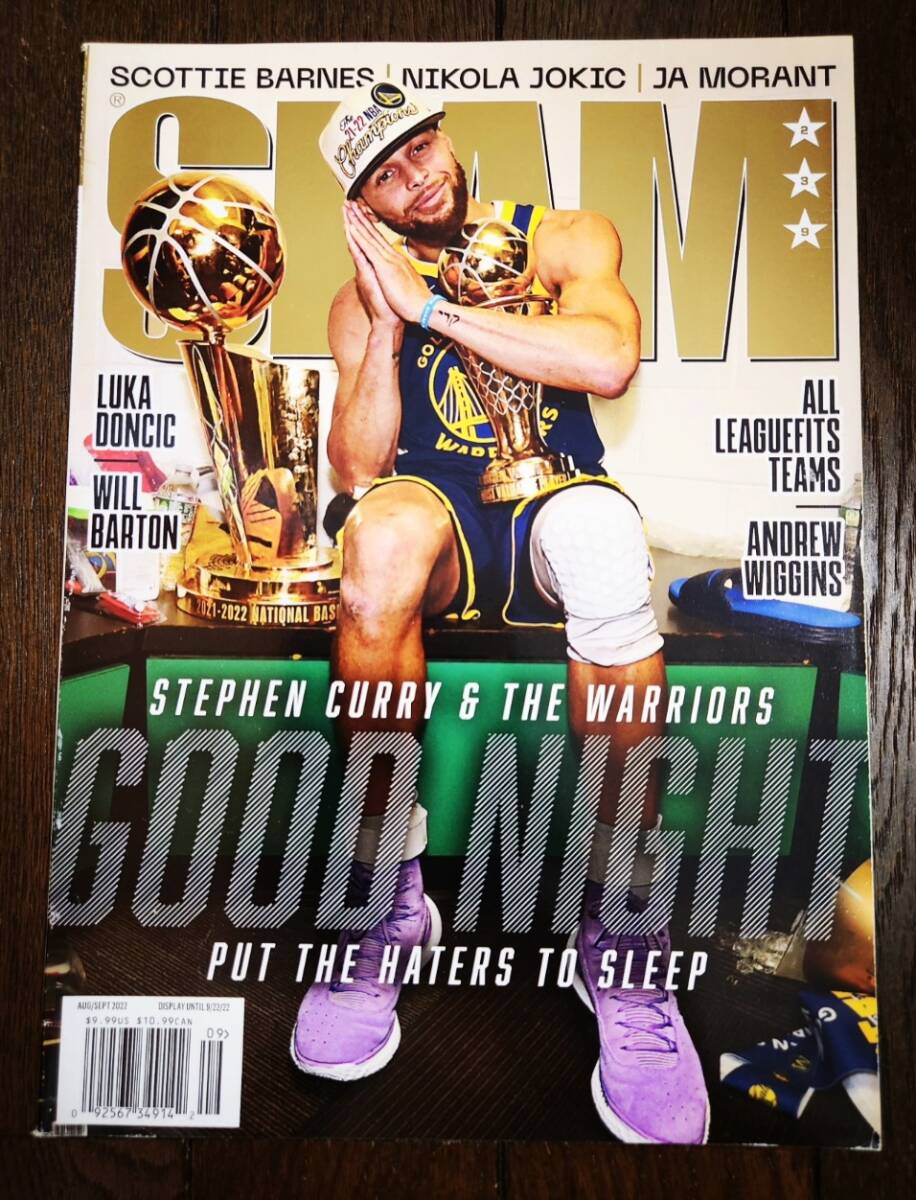 2022 AUG SLAM MAGAZINE #239 STEPHEN CURRY Night Night / スラム 雑誌 ステフェン ...
