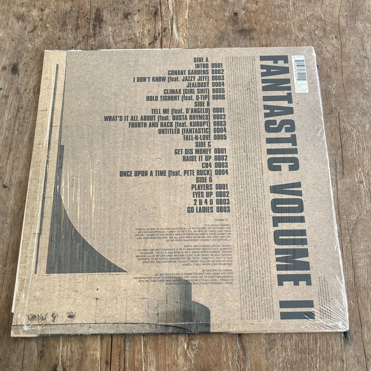 SLUM VILLAGE - FANTASTIC VOL.2 LP レコード J Dilla Jay Dee D'Angelo Pete Rock Q-Tip Jazzy Jeff Busta ...