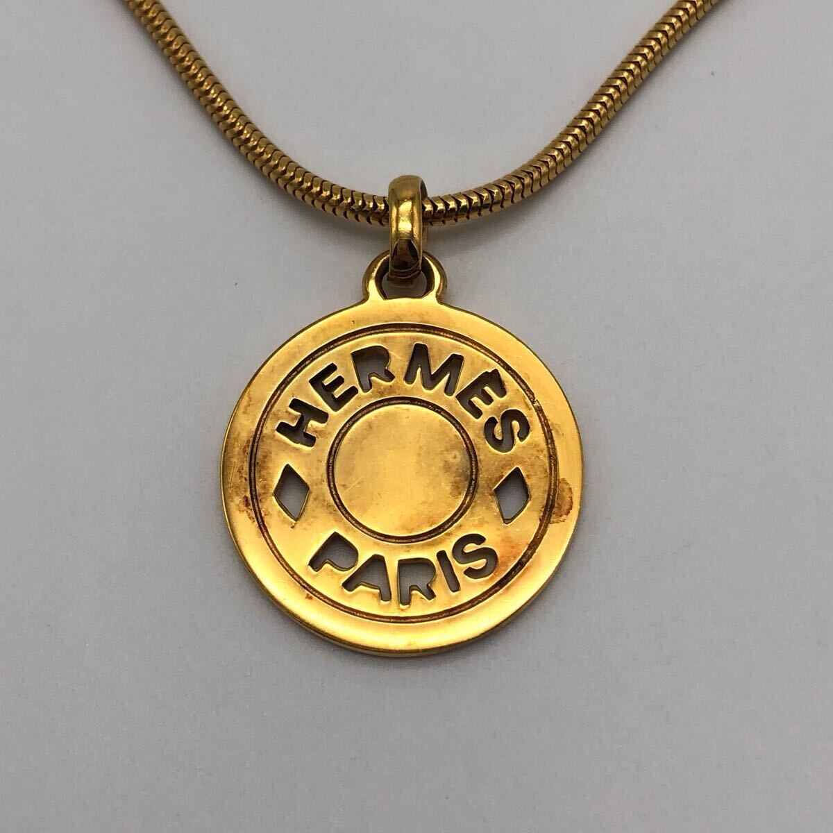 HERMES エルメス ネックレス ゴールド ペンダント アクセサリー P3136(ネックレス、ペンダント、チョーカー)｜売買されたオークション情報、yahooの商品情報をアーカイブ公開 ...