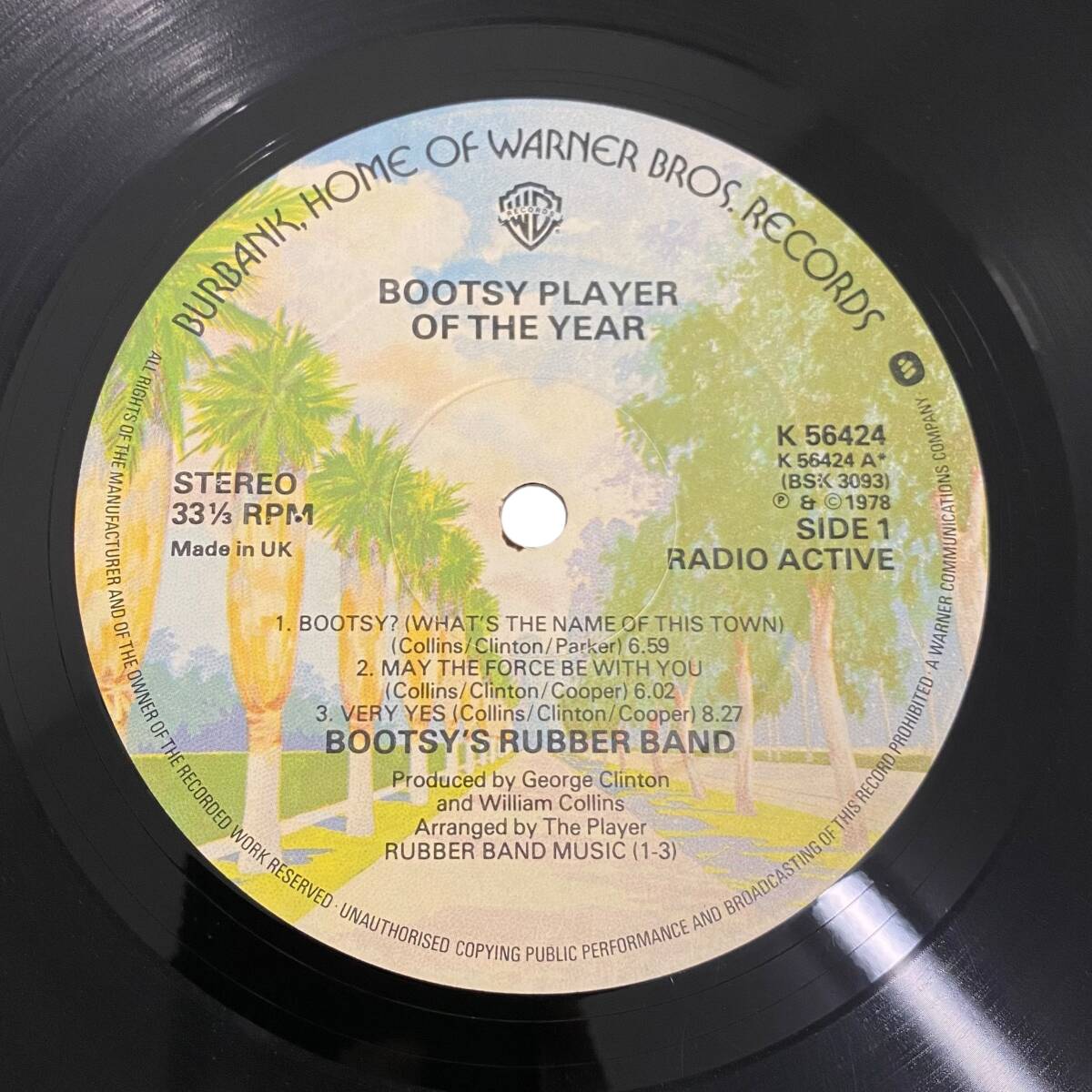 Bootsy's Rubber Band ブーツィーズ ラバー バンド Bootsy Player Of The Year Warner ...