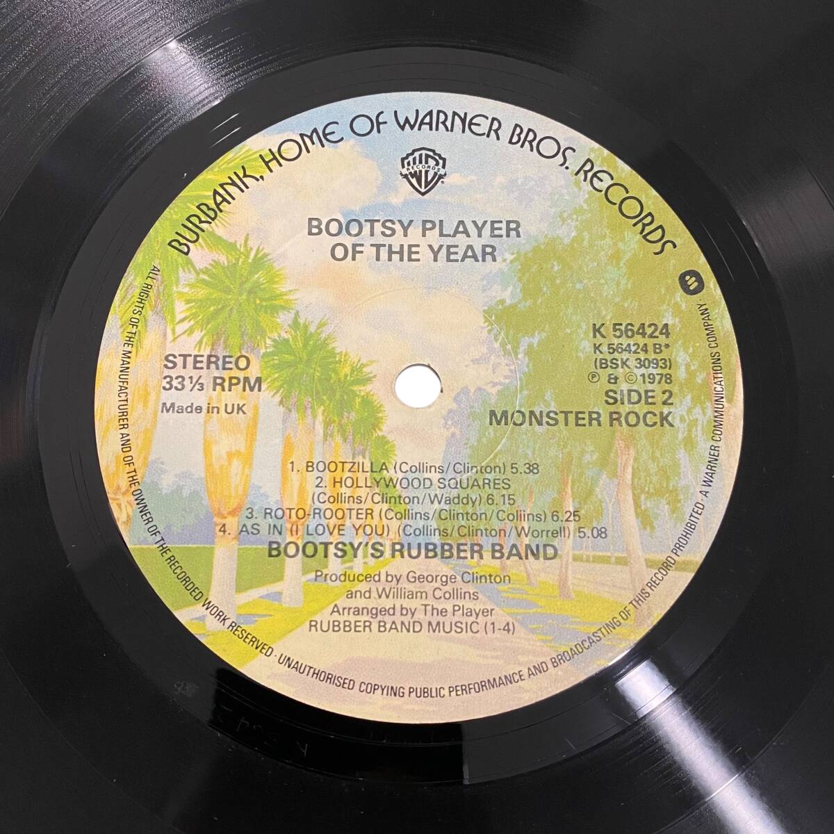 Bootsy's Rubber Band ブーツィーズ ラバー バンド Bootsy Player Of The Year Warner ...