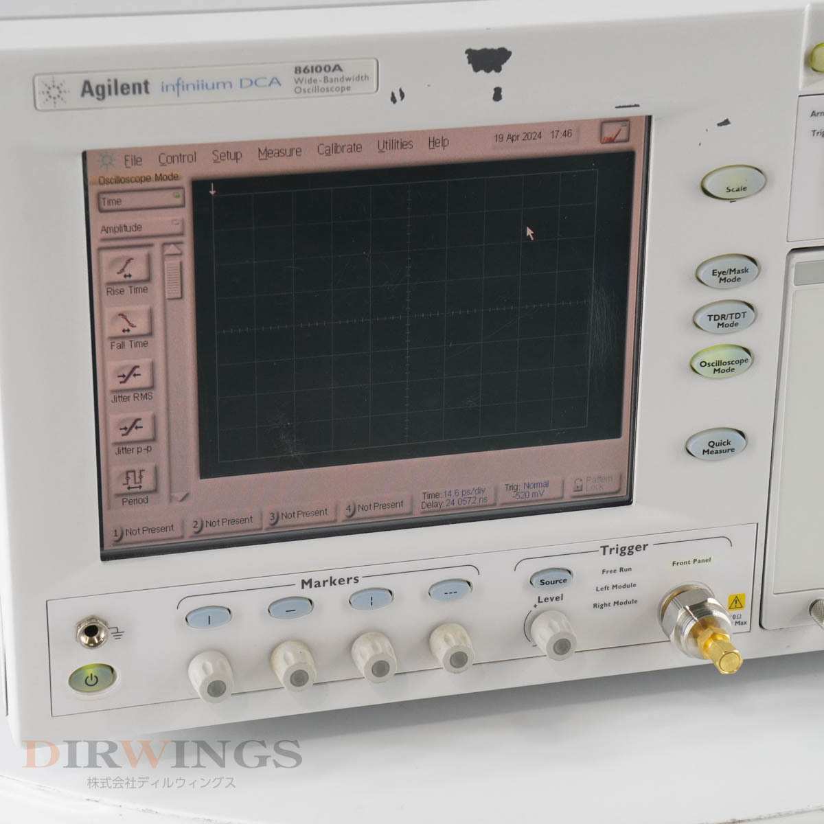DW 8日保証 86100A infiniium DCA Agilent Wide-Bandwidth Oscilloscope ...