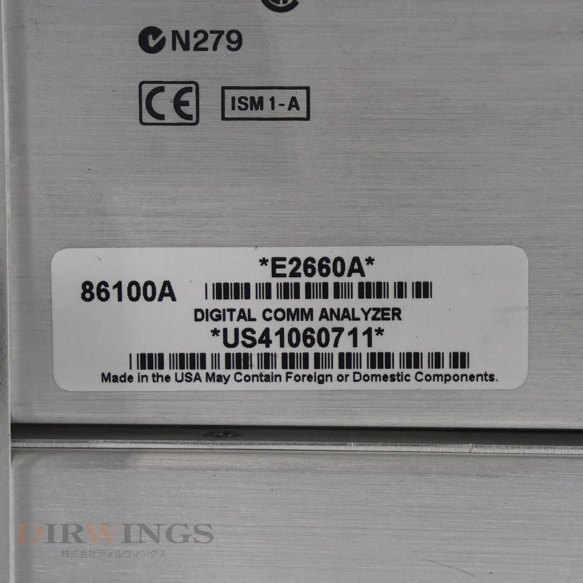 DW 8日保証 86100A infiniium DCA Agilent Wide-Bandwidth Oscilloscope ...