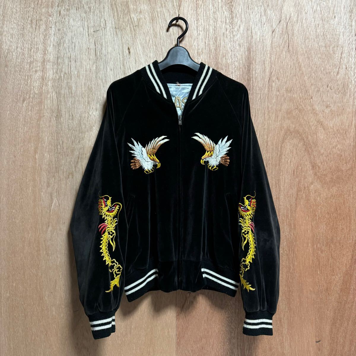 VINTAGE WEST PAC TOUR JAPAN YOKOSUKA/SOUVENIR JACKET/フルデコ 刺繍/スカジャン ...