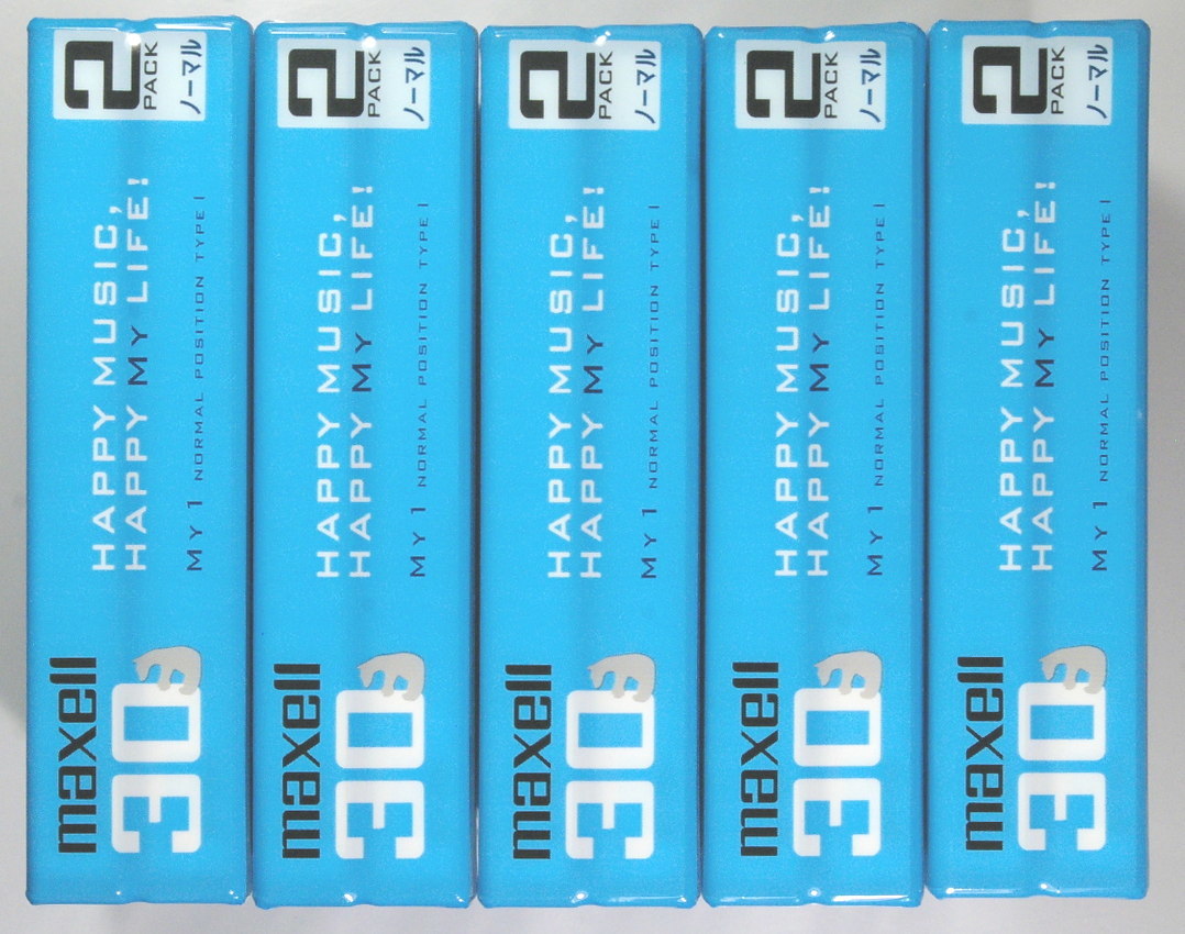 カセットテープ 10巻セット 30分 ノーマル マクセル MAXELL MY-1-30N.2P 5 ①(記録媒体)｜売買されたオークション情報 ...