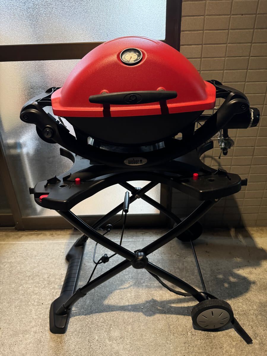 ウェーバー Weber Q1250 BBQ ガスグリル キャンプ アメリカンBBQ ポータブルカート付属 アウトドア(ガス用)｜売買された ...