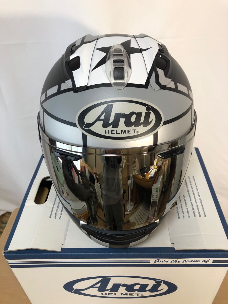 Arai RX-7 X MAVERICK GP3 つや消し フルフェイス ヘルメット 59-60サイズ 検索：アライマーベリックMotoGP(アライ)｜売買されたオークション情報、yahooの ...