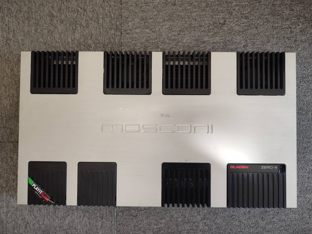 MOSCONI モスコニ GLADEN ZERO4 パワーアンプ 100W×2 + 200W×2 4Ω 正規品(アンプ)｜売買されたオークション情報、yahooの商品情報をアーカイブ公開 ...