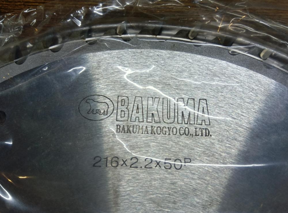 025 品 バクマ BAKUMA チップソー 216×2.2×50P 保管品(切断機)｜売買されたオークション情報、yahooの商品情報をアーカイブ公開 - オークファン（aucfan.com）