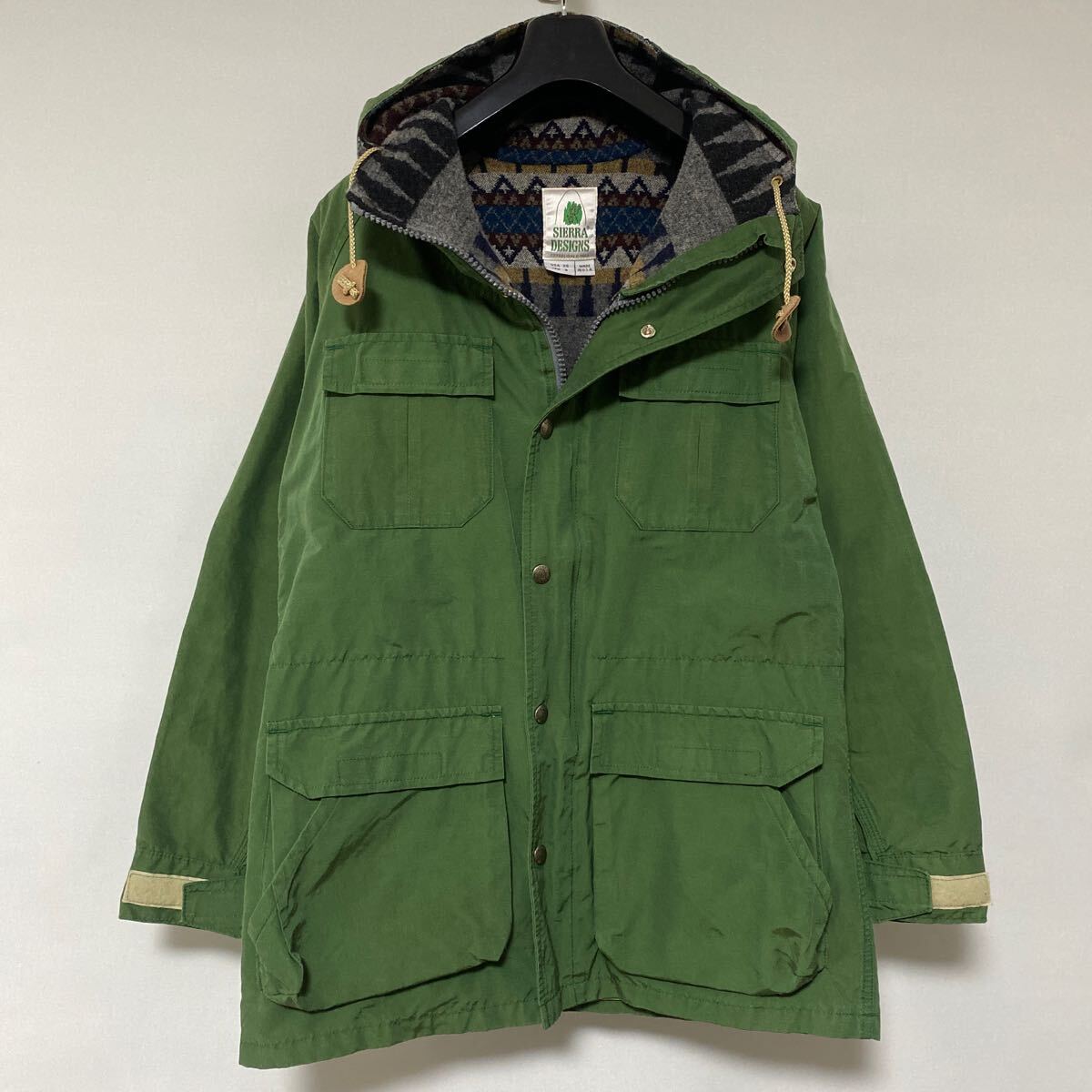 アメリカ 製 SIERRA DESIGNS Pendleton マウンテンパーカー S ウール ネイティブ シエラデザイン ペンドルトン ...