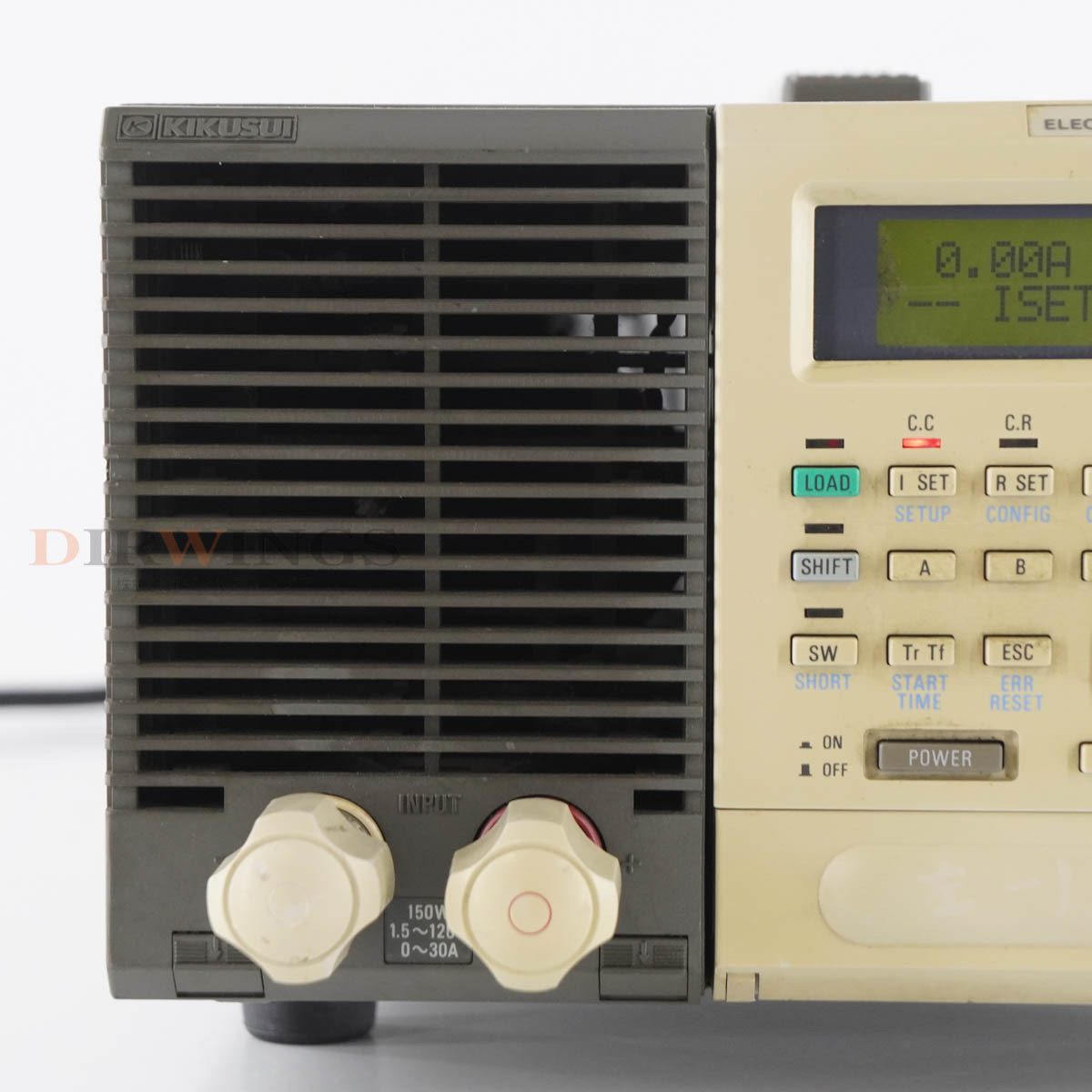 DW 8日保証 PLZ153W KIKUSUI 1.5~120V/0~30A 150W IB11 菊水 ELECTRONIC LOAD 電子負荷装置 エレクトロニックロード 06668 ...