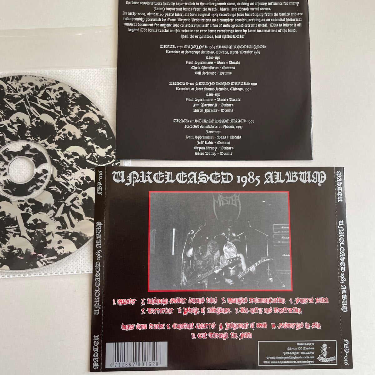 ケース無しCD MASTER unreleased 1985 album デスメタル death metal(一般)｜売買されたオークション ...