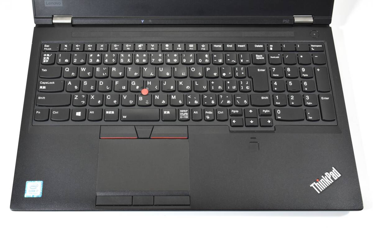 Lenovo ThinkPad P52 Mobile Workstation/Core i7-8750H/メモリ32G/ NVMe SSD 1TB/カメラ/15.6インチ /高解像度 ...