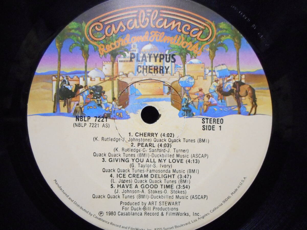 LP PLATYPUS CHERRY CASABLANCA US NBLP 7221/LARRY FARROW/PAUL JACKSON ...