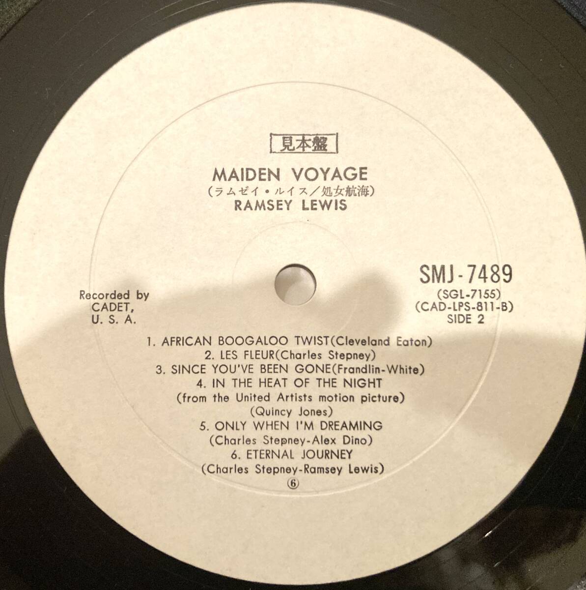 ジャケット傷み有/白サンプル盤 ラムゼイ ルイス Ramsey Lewis / Maiden Voyage Globe/SMJ-7489 1968 JPN VG+ JAZZ Charles ...