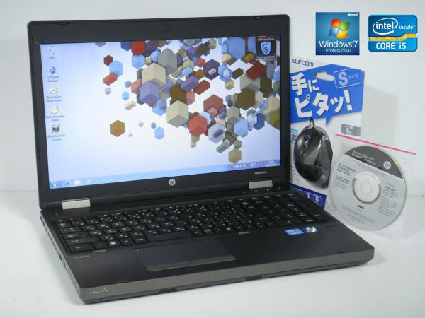 Windows 7 Pro搭載 HP ProBook 6560b Corei5 2.6GHz 3GB 320GB(15インチ～)｜売買された ...