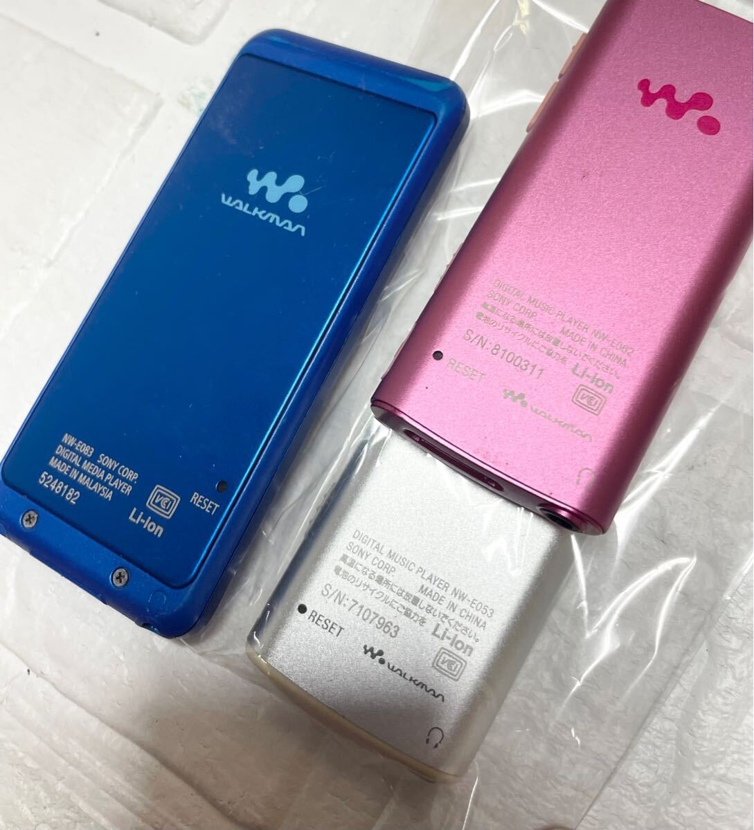 WALKMAN ソニー SONY ウォークマン NW-E083 NW-S764 S754 S644 S716F S313 E053 E062 RDP-NWT19 RDP-NWT6M 等 大量 ...