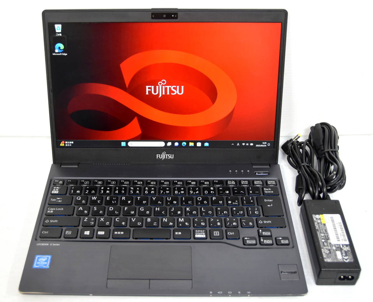 FUJITSU LIFEBOOK U938/T C-3965U 2.2GHz/SSD 128GB/8GB/13.3W FHD 1920x1080/無線LAN/Bluetooth/Webカメラ ...