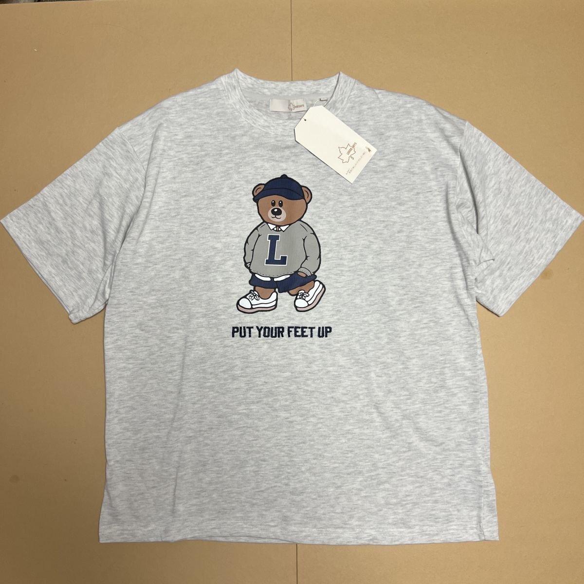 ロゴス LOGOS DAYS アウトドア メンズ オーバーサイズ 半袖 Tシャツ Lサイズ SM2A087-GRY-L VCXZ(イラスト ...