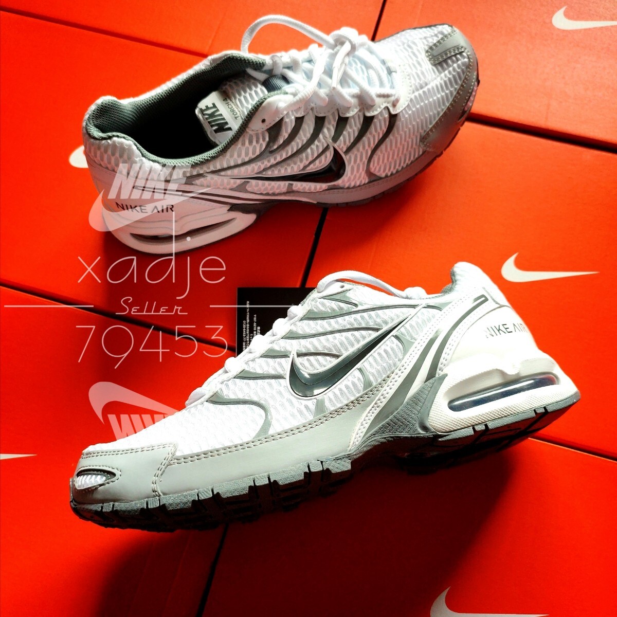 正規品 NIKE ナイキ AIR MAX TORCH 4 エアマックス トーチ 4 白 ホワイト 灰 グレー 黒 定価10780円 26 ...