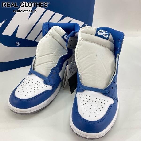 NIKE/ナイキ AIR JORDAN 1 RETRO HIGH OG/エアジョーダン1 レトロ ハイ トゥルーブルー DZ5485-410 ...