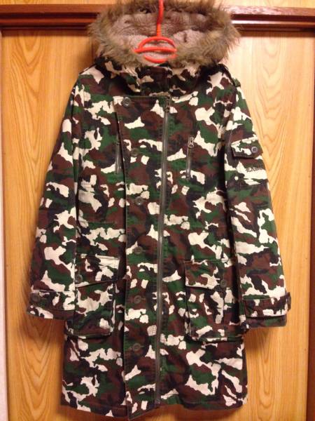 EARTHMAGIC アースマジック 迷彩柄モッズコート150(ジャケット、上着)｜売買されたオークション情報、yahooの商品情報をアーカイブ公開 - オークファン（aucfan.com）