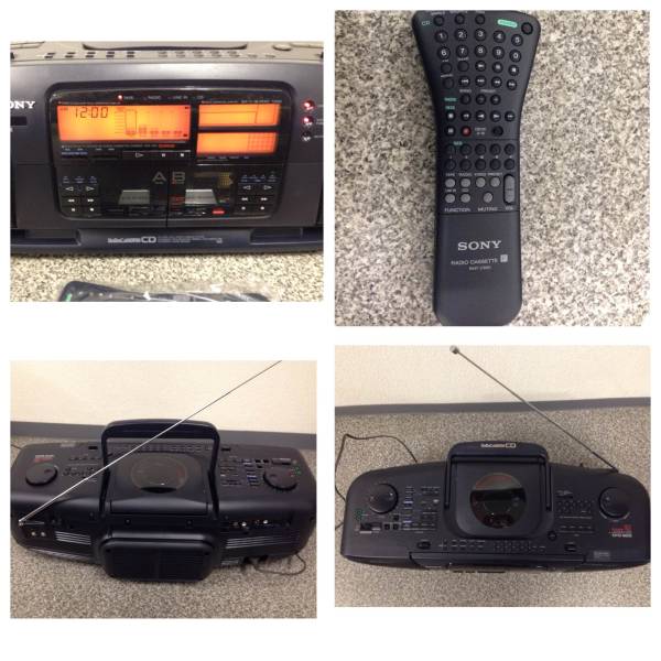 SONY CFD-900 CD カセットデッキ ドデカホーン 箱付(ラジカセ)｜売買されたオークション情報、yahooの商品情報をアーカイブ ...