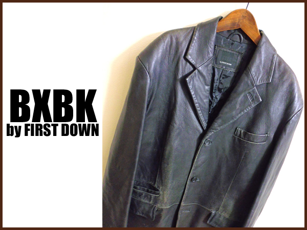 BXBK ファーストダウン ショットタイプ レザージャケット L(その他)｜売買されたオークション情報、yahooの商品情報をアーカイブ公開 ...