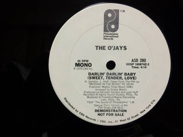 レア盤 12inch O'JAYS /DARLIN' DARLIN' BABY org.(R&B、ソウル)｜売買されたオークション情報、yahooの商品情報をアーカイブ公開 - オークファン ...