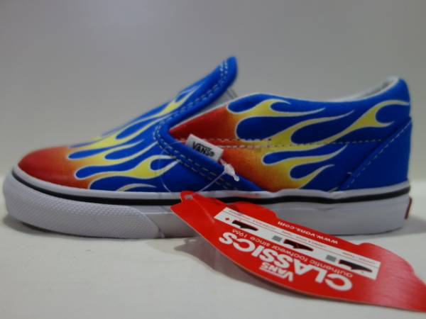 VANS バンズ KIDS/CLASSIC SLIP ON/ FLAME SKYDIVER 15cm vans(15cm～)｜売買された ...