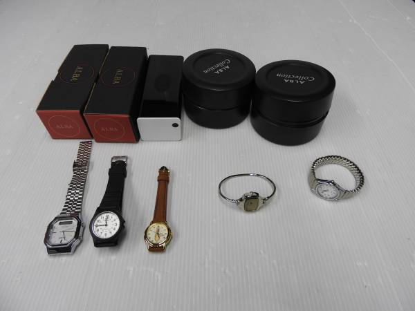 訳有り展示品 ALBA アルバ クウォーツ時計5Pset最終出品(アルバ)｜売買されたオークション情報、yahooの商品情報をアーカイブ公開 - オークファン（aucfan.com）