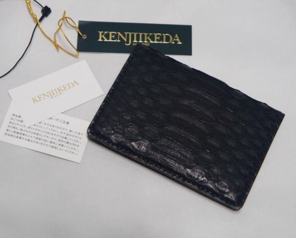 KENJI IKEDA ケンジイケダ パイソンレザーカードケース 財布(男性用)｜売買されたオークション情報、yahooの商品情報をアーカイブ ...