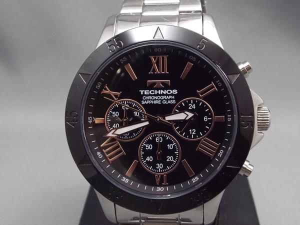 TECHNOS/テクノス T4274 クォーツ クロノグラフ メンズ(テクノス)｜売買されたオークション情報、yahooの商品情報をアーカイブ ...