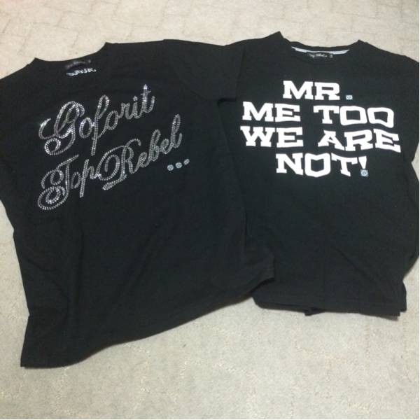 Top RebeL Tシャツ 2枚セット サイズ44(文字、ロゴ)｜売買されたオークション情報、yahooの商品情報をアーカイブ公開 ...
