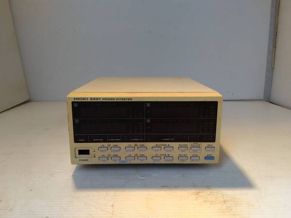 HIOKI 日置 3331 パワーハイテスタ 動作未 ジャンク扱い(電気計測器)｜売買されたオークション情報、yahooの商品情報をアーカイブ ...