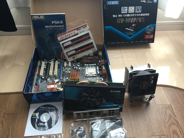 P5K-E core2duo e8500 メモリ4G その他オマケ付き(ASUSTeK)｜売買されたオークション情報、yahooの商品情報を ...