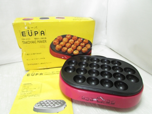 8639 EUPA 電気たこ焼き器 TSK-2131(たこ焼き器)｜売買されたオークション情報、yahooの商品情報をアーカイブ公開 - オークファン（aucfan.com）
