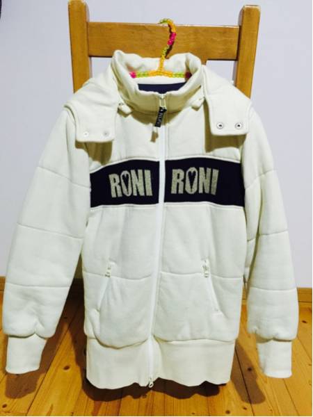 RONl フード付きコート 白 サイズL(RONI)｜売買されたオークション情報、yahooの商品情報をアーカイブ公開 - オークファン ...