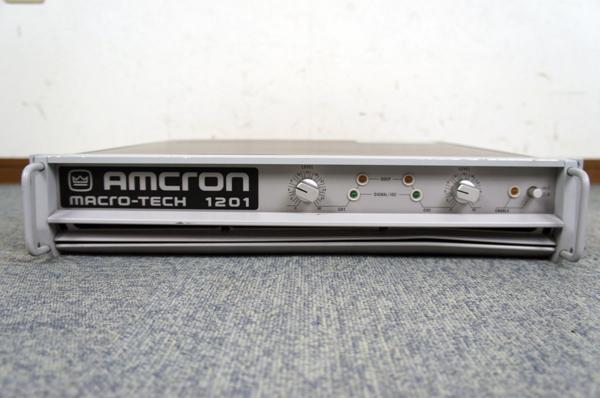 CROWN/AMCRON アムクロン プロ用パワーアンプ MACRO-TECH 1201 MA-1201(パワーアンプ)｜売買された ...