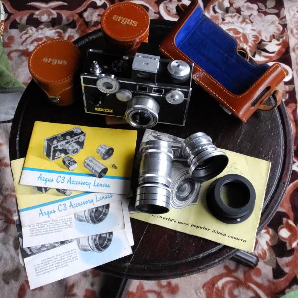 E マウントアダプター付き アーガスレンズセットC3 ARGUS C3(レンジファインダー)｜売買されたオークション情報、yahooの商品情報をアーカイブ公開 - オークファン（aucfan.com）