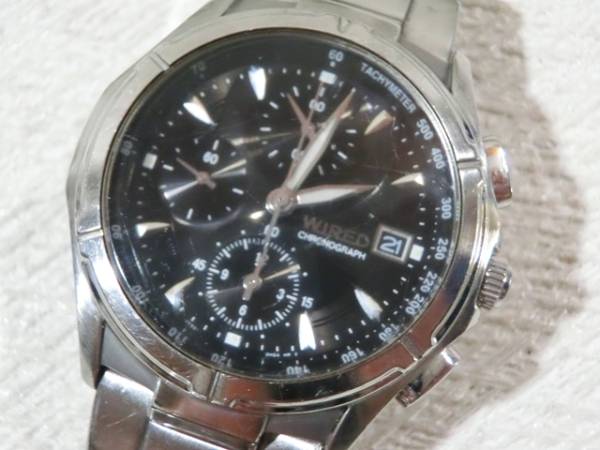 SEIKO WIRED 7T92-0GB0 クロノグラフ セイコー ワイアード 腕時計 時計(ワイアード)｜売買されたオークション情報 ...