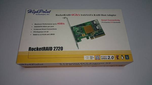 RAIDカード RocketRAID 2720 BOX 8port SATA3 PCI-Ex8 ケーブル付き(その他)｜売買されたオークション ...