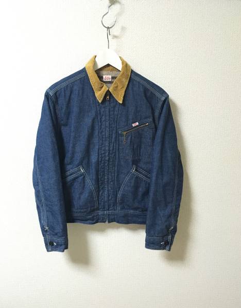 Lee WHITE LABEL WAREHOUSE ウエアハウス 91-LB デニム ジャケット アラスカライニング 38 インディゴ ...