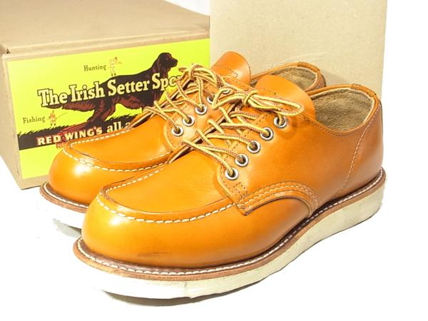 RED WING レッドウィング 9895 犬タグ アイリッシュセッター オックスフォードブーツ キャメル 24.5cm(6.5インチ)｜売買 ...